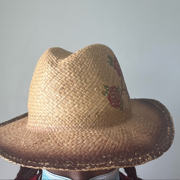 Accessories | Vintage Adjustable Wicker Cowboy Hat | Poshmark